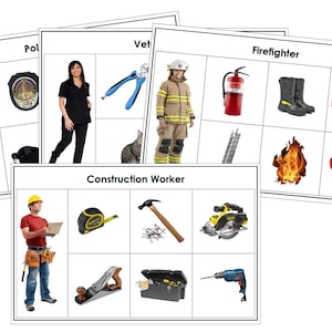 Community Helpers Sorting & Classifying Cards - Preschool Activity ...