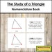 Types of Triangles Nomenclature Book Geometry Printable Montessori ...