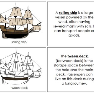 Parts of a Sailing Ship Nomenclature Book - Montessori Science (digital ...