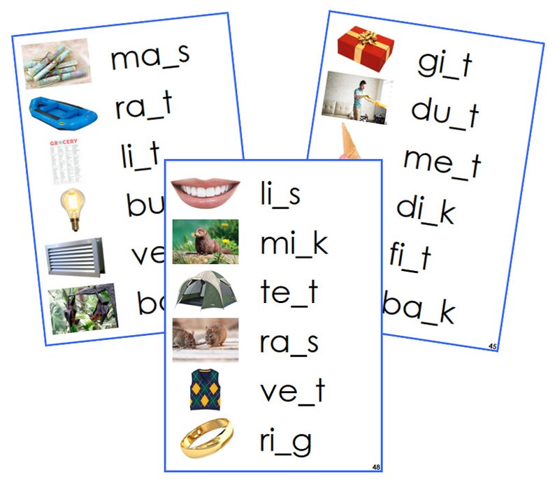 Montessori Blue Phonetic Language Series Bundle PHOTOS - Etsy