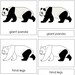 Parts of a Giant Panda Nomenclature 3-part Cards & Blackline Master ...