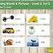 Rhyming Words & Pictures Level 3 Set 2 Montessori Language | Etsy