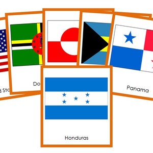 Montessori North America Deluxe Continent Bundle [color-coded]: 3-part ...