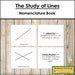 The Study of Lines Nomenclature Book - Montessori Geometry (digital ...