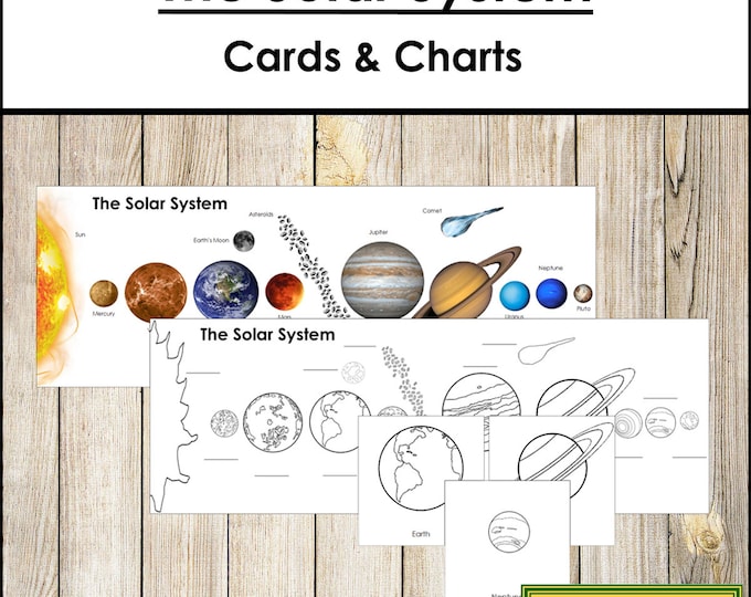 Solar System Print for Kids Instant Download - Etsy Canada