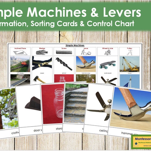 Simple Machines and Levers Information Sorting Cards & - Etsy