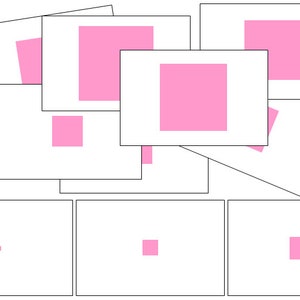 Montessori Pink Tower & Brown Stairs Pattern Cards Bundle - Montessori ...