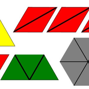 Montessori Constructive Triangles Bundle (with Instructions) - Geometry ...