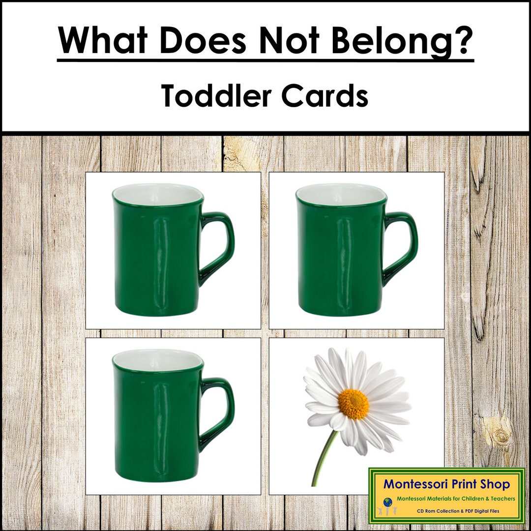 What Does Not Belong? - Printable Toddler Montessori Materials ...