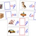 Montessori Moveable Alphabet Sound Cards Bundle Blue/red cursive ...
