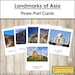 Montessori Landmarks of Asia 3-part Cards - Geography Continent Cards ...