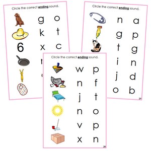 Montessori Pink Phonetic Language Series Bundle (CLIPART) - Primary ...