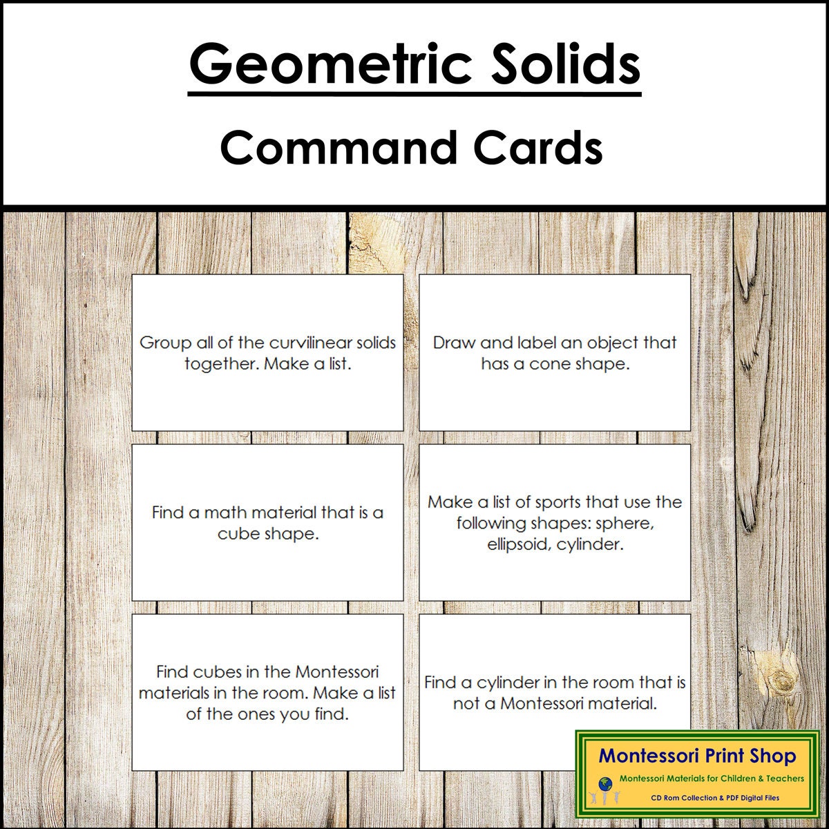 Geometry Montessori Material