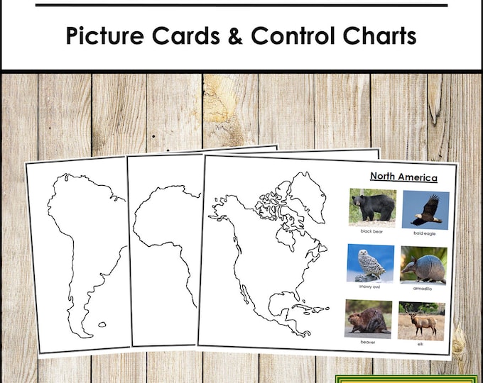 World Continents Dot Marker Worksheets montessori Geography Printable ...