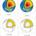 Parts of the Earth 3-part Cards - Montessori Nomenclature - Science ...