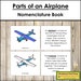 Parts of an Airplane Nomenclature Book Printable Montessori Materials ...
