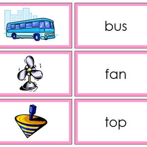 Montessori Pink Phonetic Language Series Bundle [CLIPART] - Primary ...