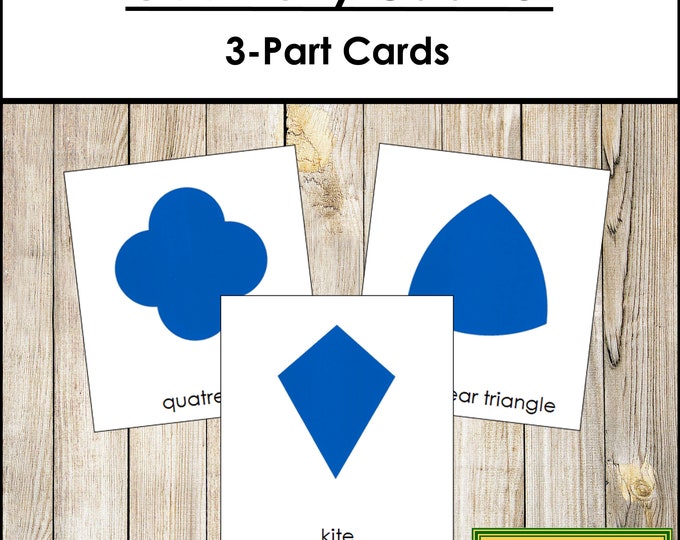 Montessori Geometry Constructive Triangles Collection PDF, 6 Box Files ...