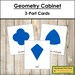 Montessori Geometry Cabinet Shapes 3-part Cards (digital Download) - Etsy