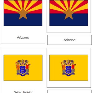 Flags of the World Bundle - Geography - Printable Montessori Cards ...