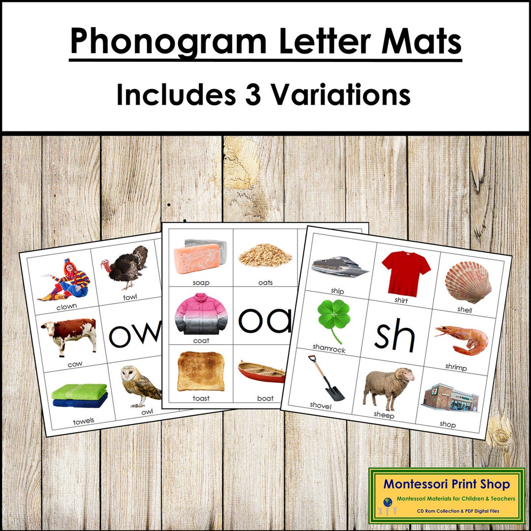 Phonogram Letter Mats [3 Variations] - Phonics (digital Download) - Etsy