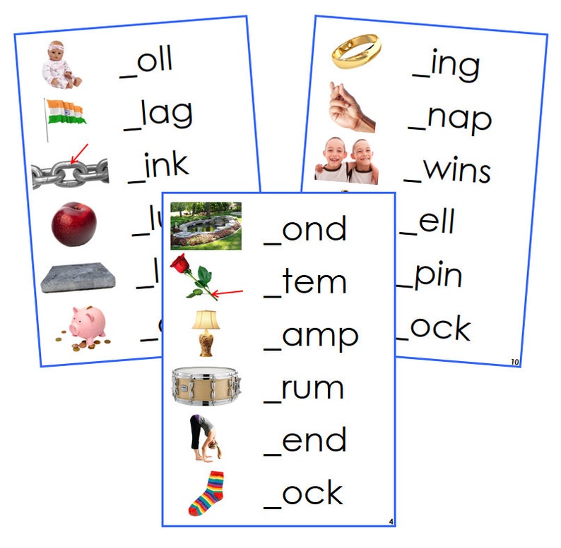 Montessori Blue Phonetic Language Series Bundle PHOTOS - Etsy