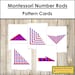 Blue Constructive Triangles Design Cards Set 2 Geometry Printable ...