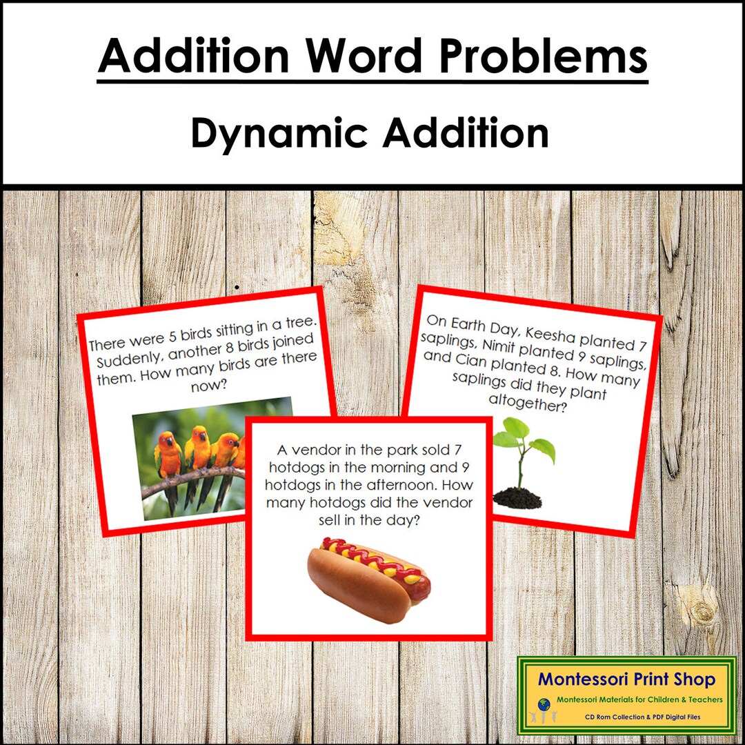 Addition Word Problems Set 1 [dynamic Addition, Color-coded] - Math ...