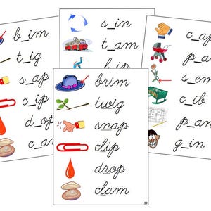 Step 2 Phonetic Language Series Bundle CURSIVE (clipart) - Primary ...