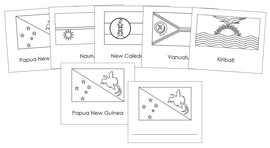 Flags of the World Bundle [blackline Masters] - Montessori Geography ...