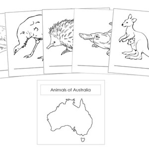 Animals of the Continents Booklets [blackline Masters] - Montessori ...