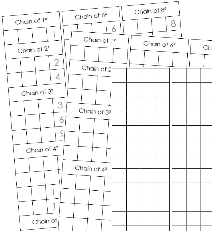 Primary Montessori Math Extensions Bundle Printable - Etsy