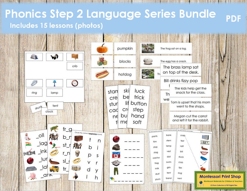 Step 2 Phonetic Language Series Bundle PHOTOS Primary | Etsy