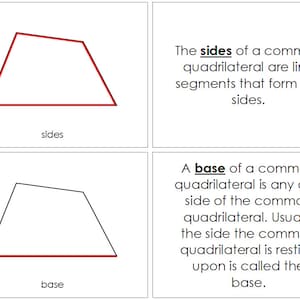 Elementary Montessori Geometry Bundle Math Printable | Etsy