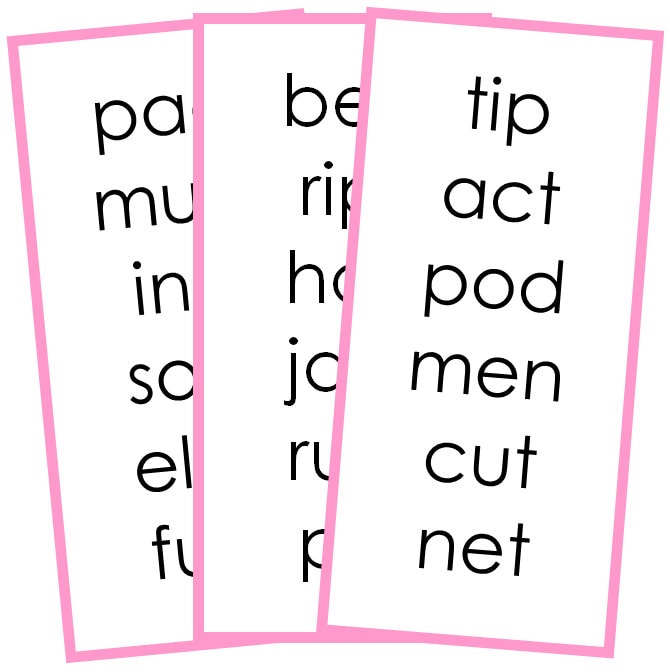 Montessori Pink Phonetic Language Series Bundle CLIPART | Etsy