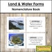 Land & Water Forms Photo Book - Montessori Geography - Printable ...