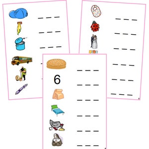 Montessori Pink Phonetic Language Series Bundle CLIPART Primary Phonics ...