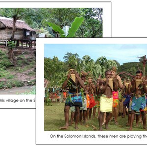 Australia/oceania Continent Bundle - Montessori Continent Cards ...