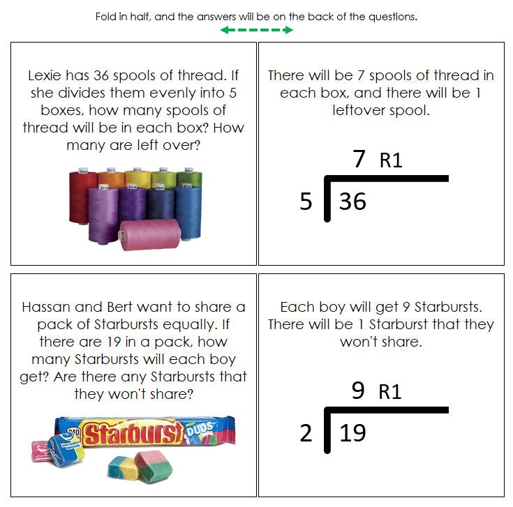 Math Word Problems Bundle Printable Montessori Materials - Etsy
