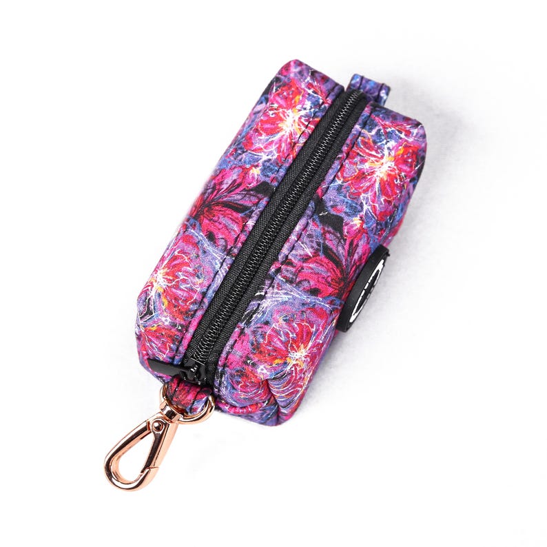 Organic Cotton Dog Poop Bag Holder Everyday Walking Poop Bag Dispenser ...