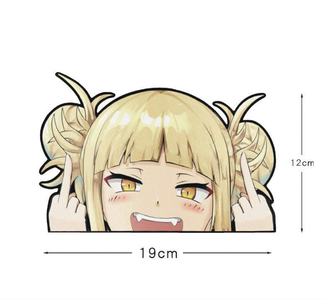 My Hero Academia Himiko Toga Peeking Vinyl Decal Stickers | Etsy
