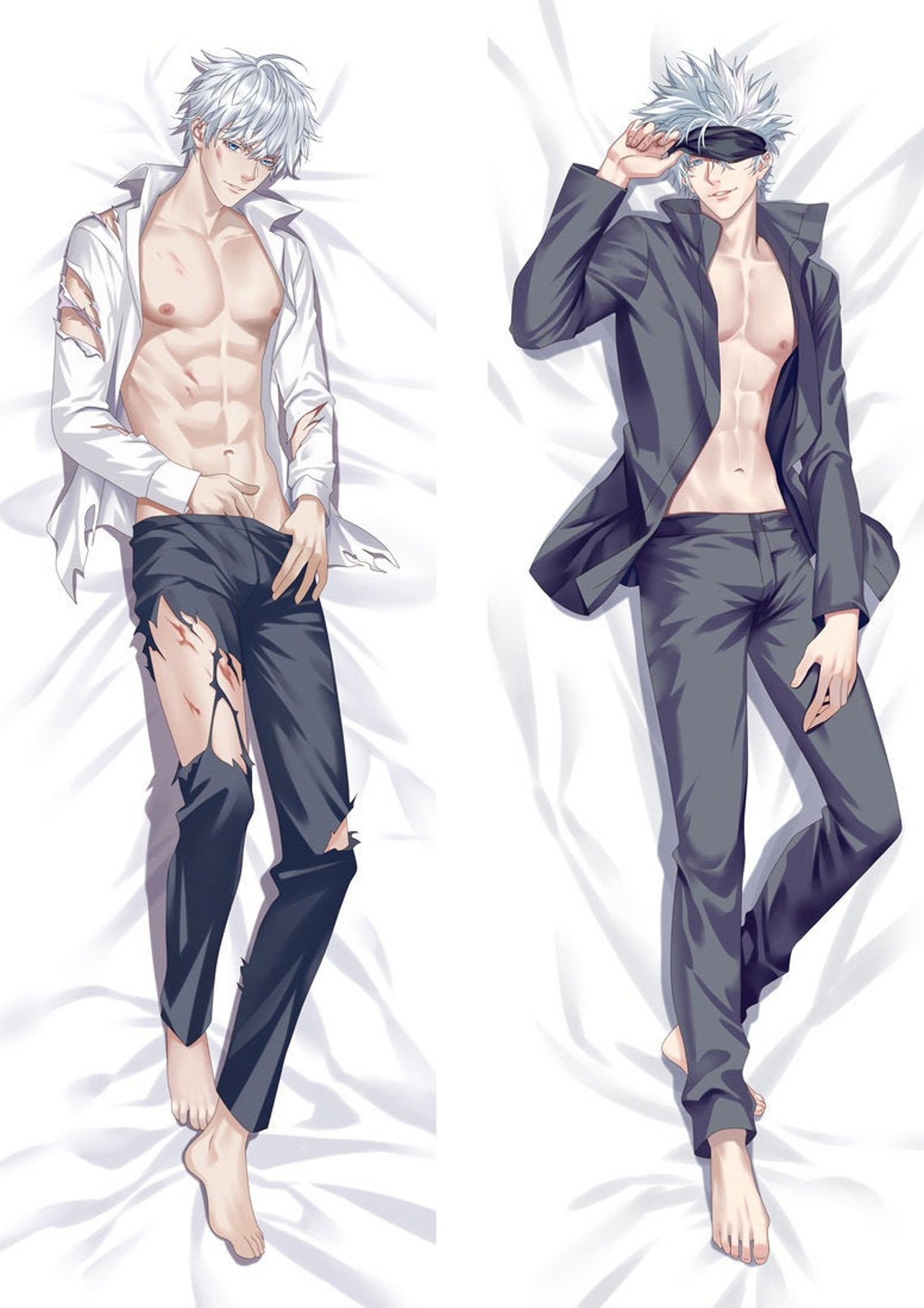 Jujutsu Kaisen Satoru Gojou Dakimakura Anime Hugging Body Etsy