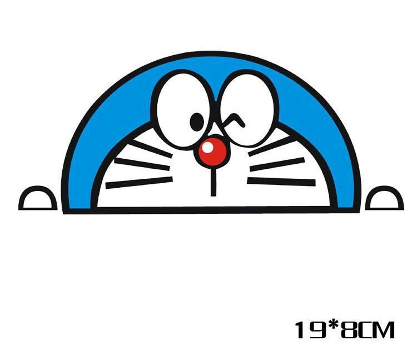 Doraemon Mignon 10 Styles Peeking Vinyl Autocollants | Etsy