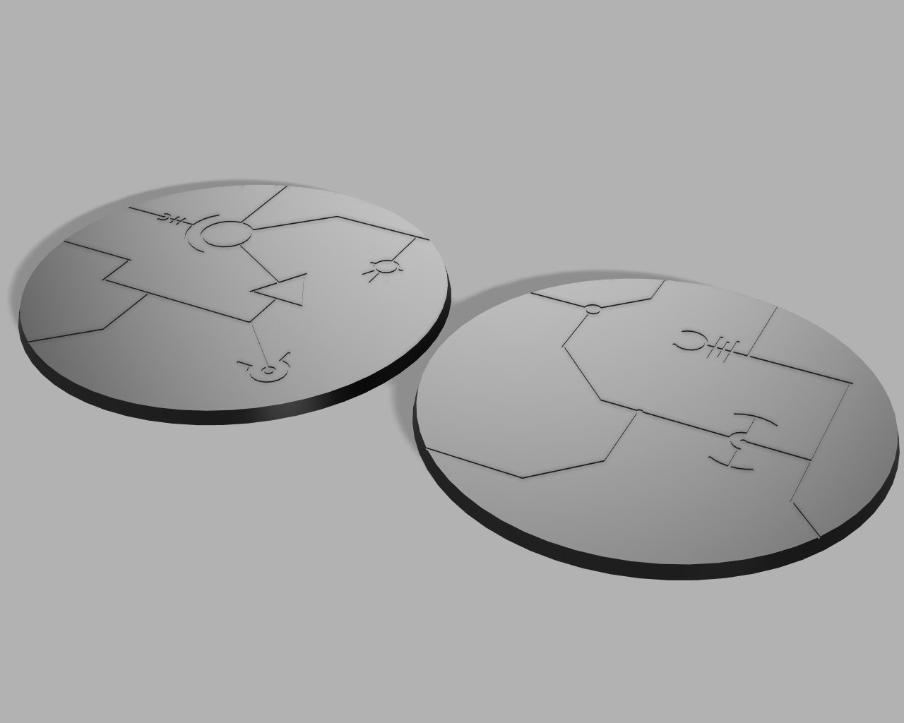 Necron Themed Bases 135 Total Files - Etsy