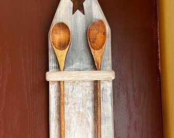 Wooden Spoon Rack - Etsy