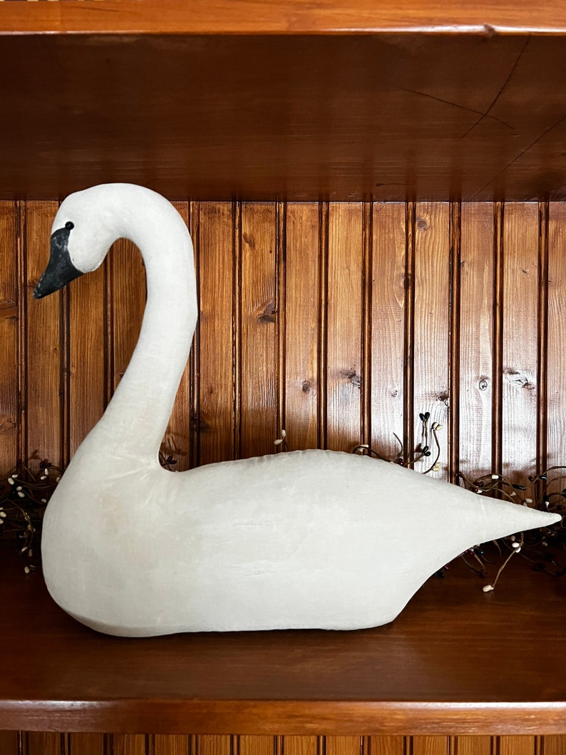 Primitive Swan Handmade Dolls Folk Art Handmade Swans - Etsy