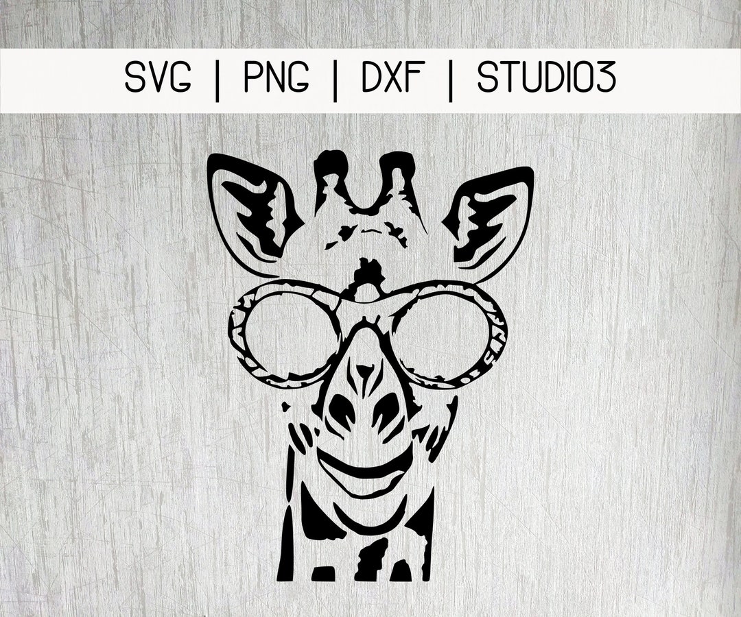 Giraffe Plotting File PNG, SVG, DXF, Studio3 - Etsy
