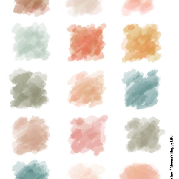 Color Splotches - Etsy