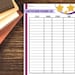 Printable Chapter Book Reading Log Sheet | Digital File | INSTANT ...