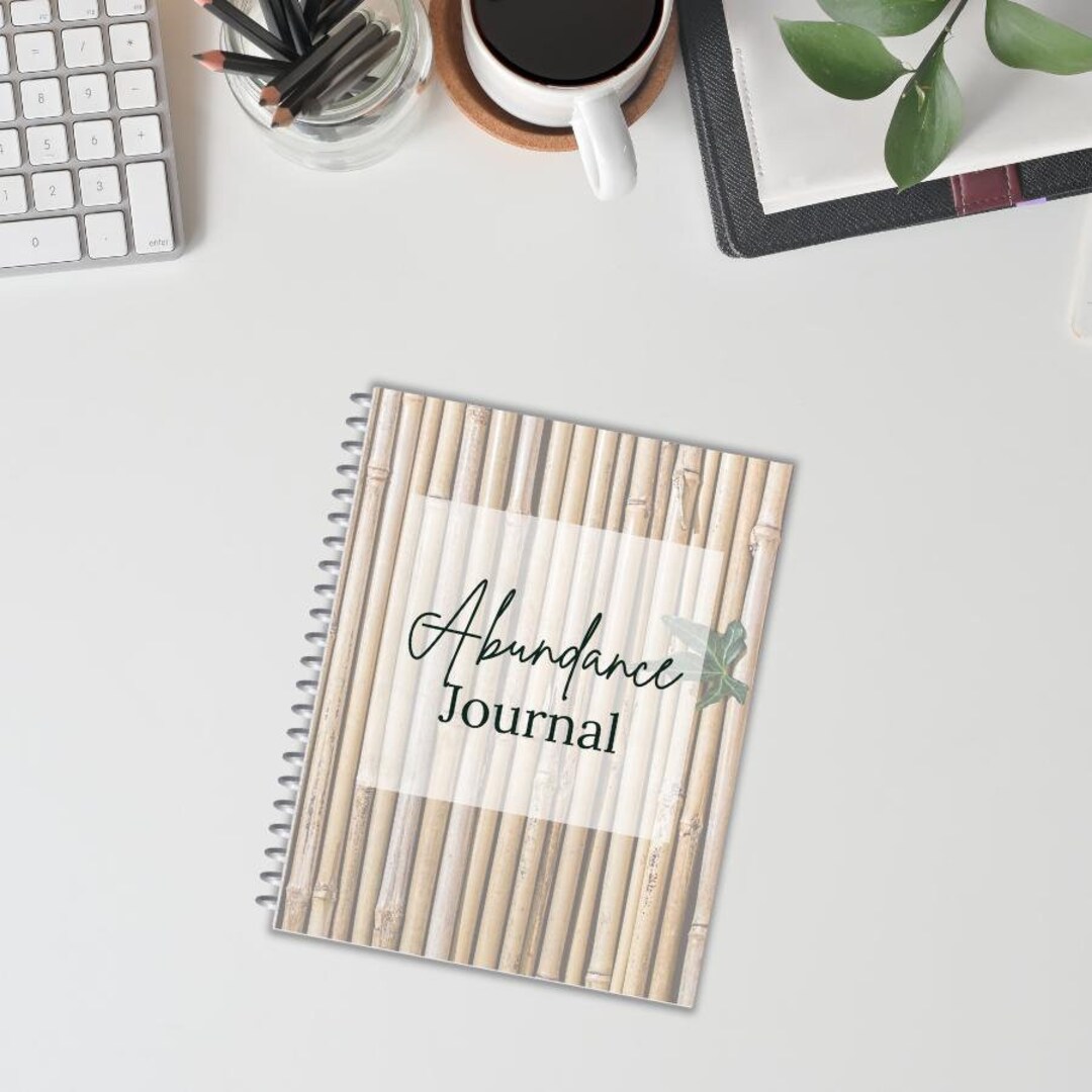 Abundance Journal, Mindset, Manifesting, Wellness, Wealth, Planner ...